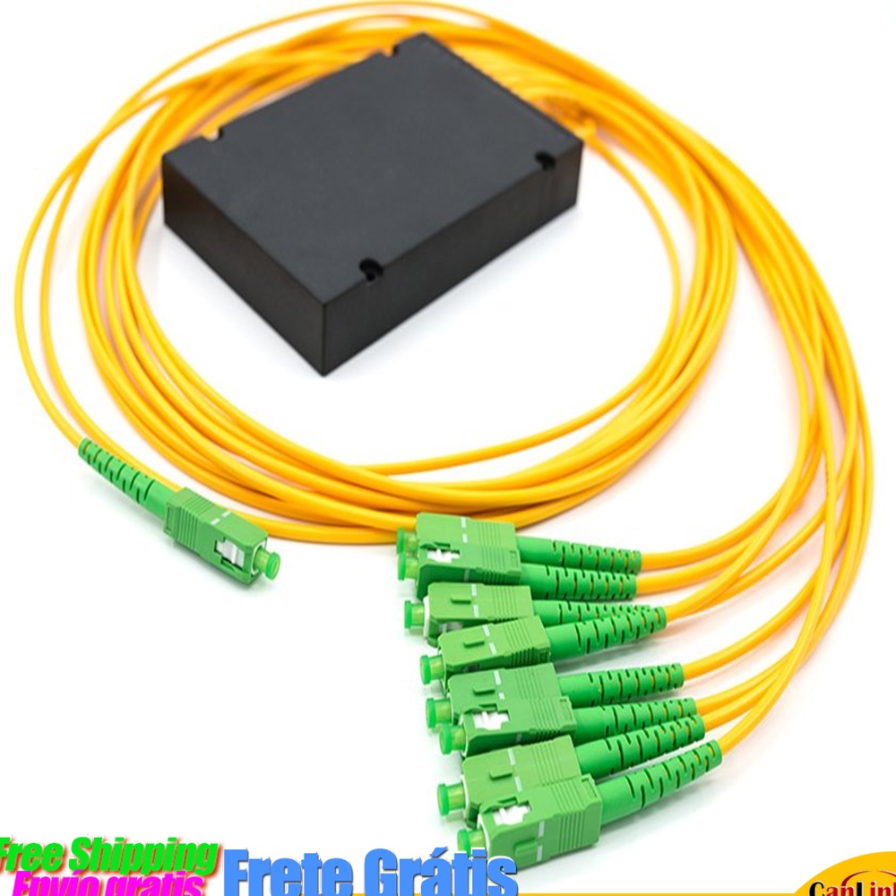 ~APC PLC SC 1X8 splitter Fiber Optical Box FTTH PLC Splitter box with ...