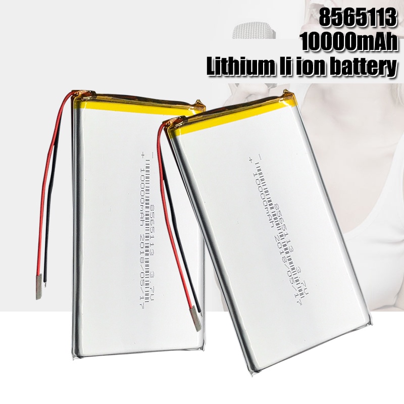~10000mAh 3.7V 8565113 Lithium Li-polymer Rechargeable Battery Li-ion ...