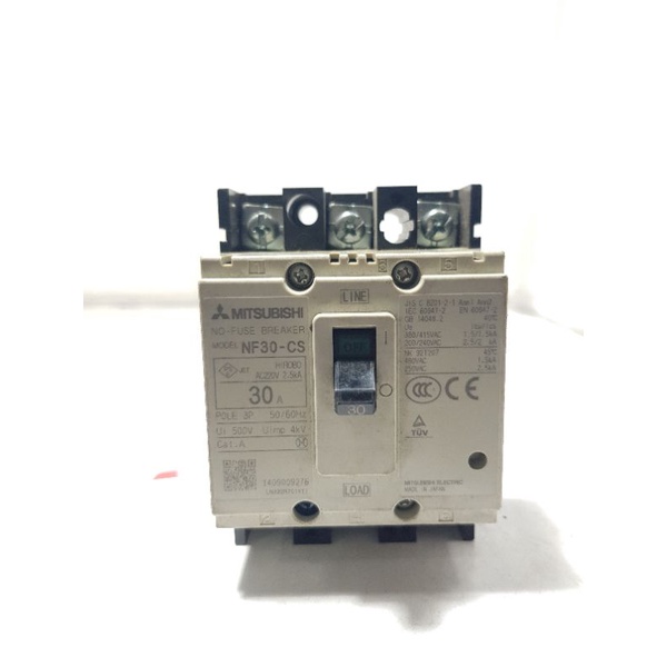 Circuit Breaker 3Phase 30A NF30-CS MCCB MITSUBISHI(Original Made in ...