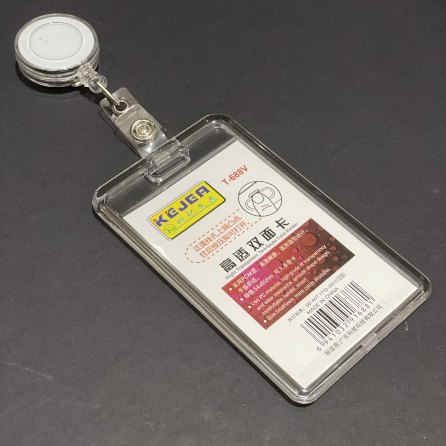 Kejea Card Holder ID Card IDcard Acrylic material Office Nametag Name ...