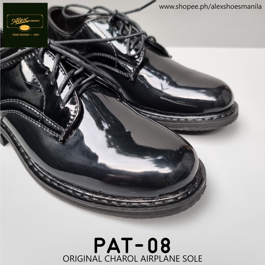 ALEX SHOES MEN'S PAT-08 CHAROL AIRPLANE SOLE SOBRANG TIBAY PATENT FOR ...
