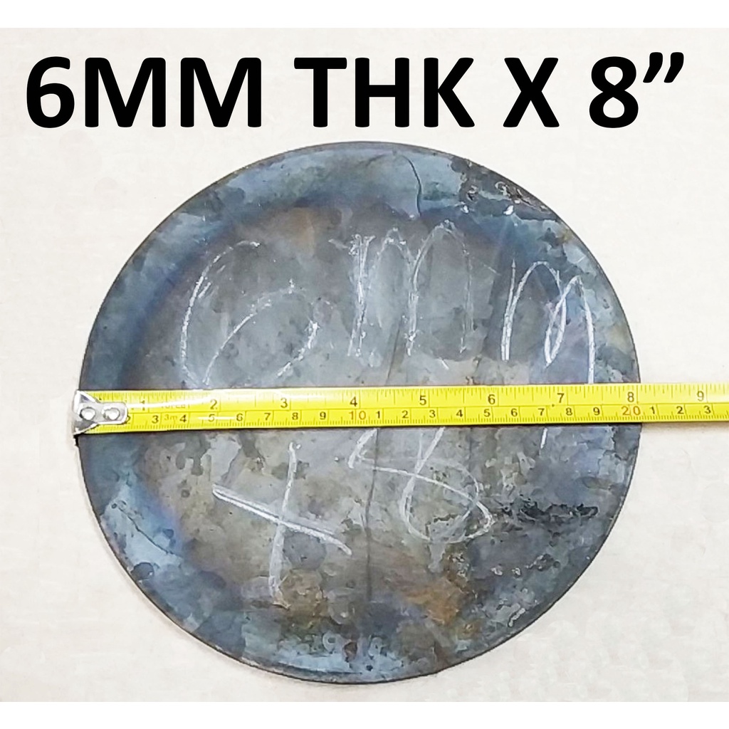 MS BASE PLATE 6MM X 8" MILD STEEL CIRCLE ...