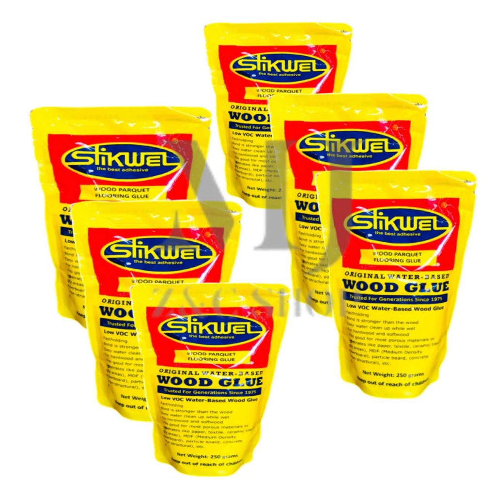 Stikwel Wood Parquet Flooring Glue 250G ( POUCH ) | Shopee Philippines