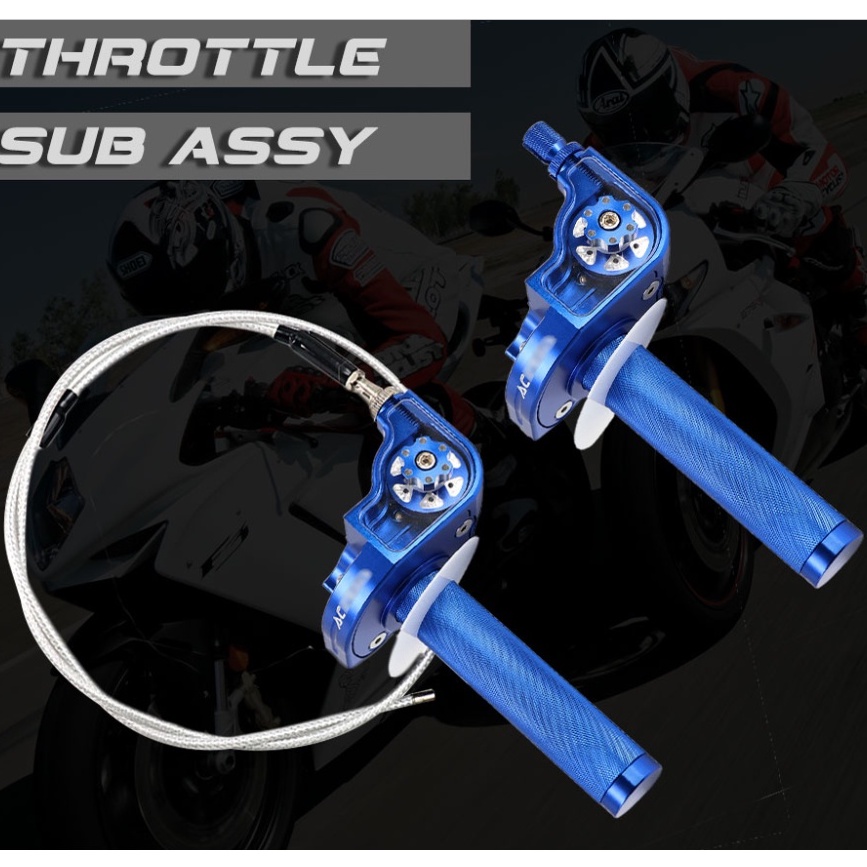 ACERBIS Universal Motorcycle Throttle Grips 22mm CNC Aluminum Twist ...