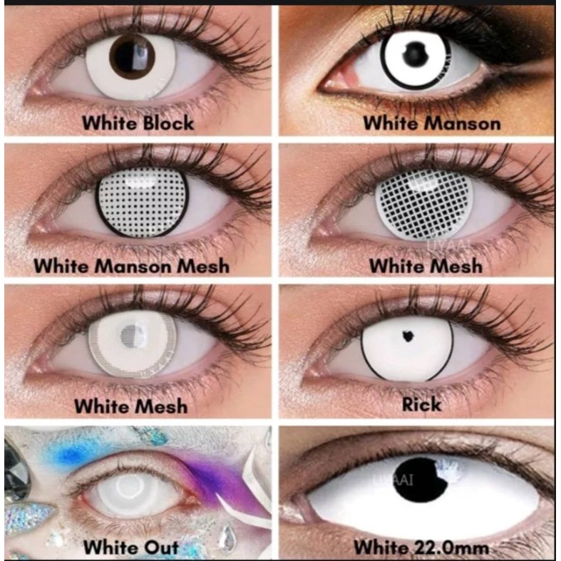 (EyeShop)1pair Animation Contact lens for Halloween /cosplay lenses ...