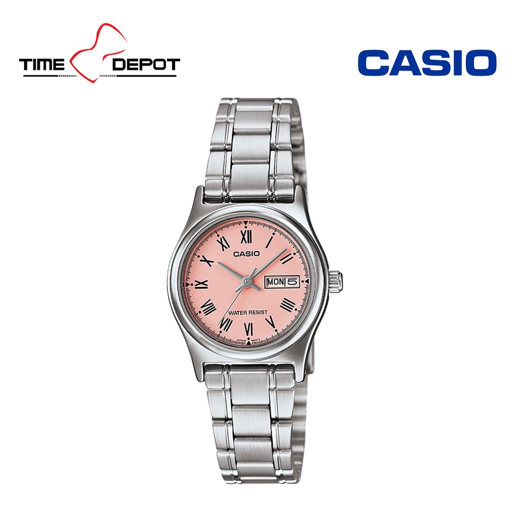 Casio LTP-V006D-4BUDF Silver Stainless Steel Watch For Women | Shopee ...