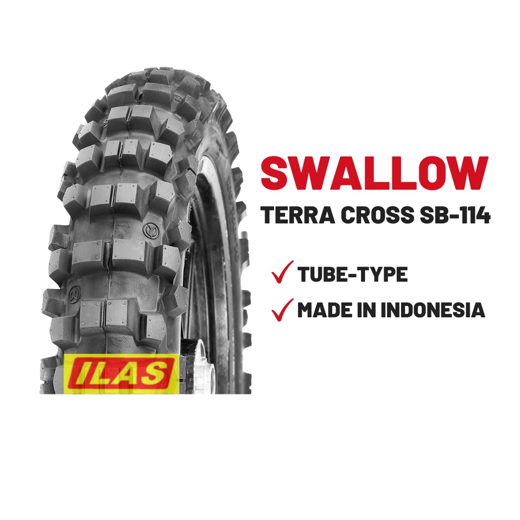 110/100-18 TERRA CROSS Swallow (TUBETYPE) | Shopee Philippines
