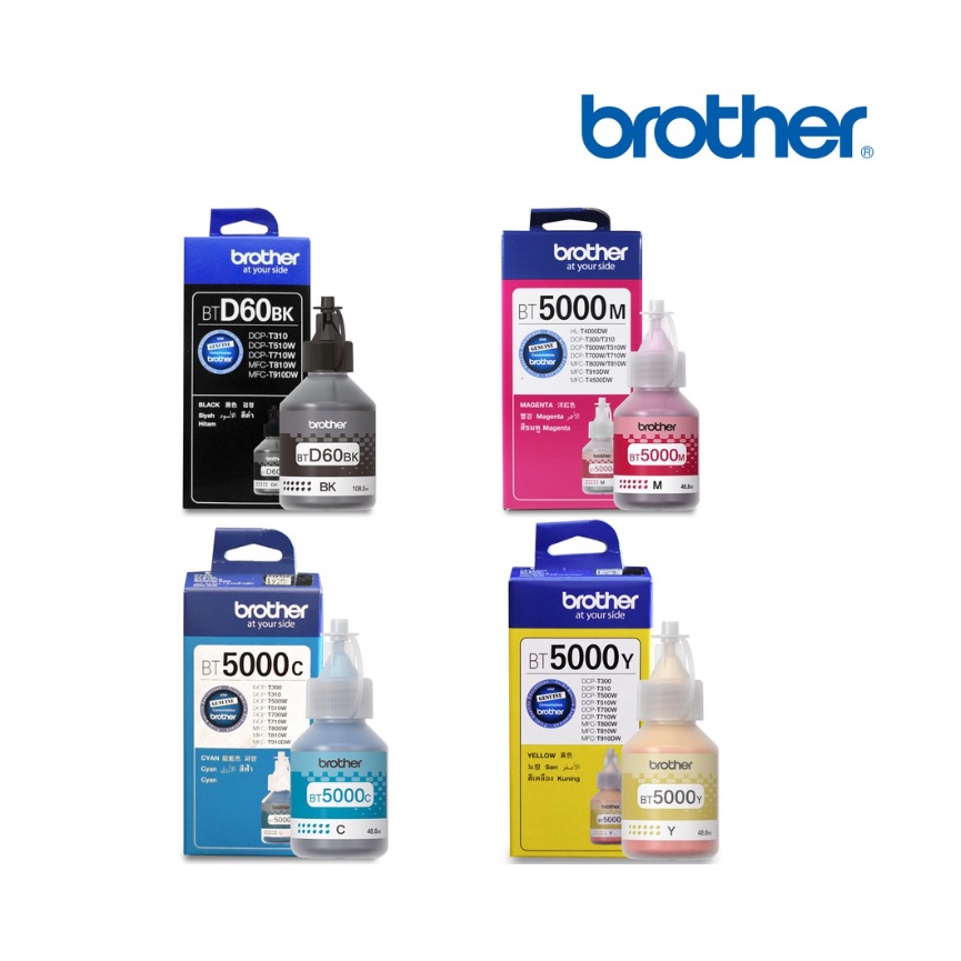 Brother BTD60BK/BT5000Y/BT5000C/BT5000M INK | Shopee Philippines