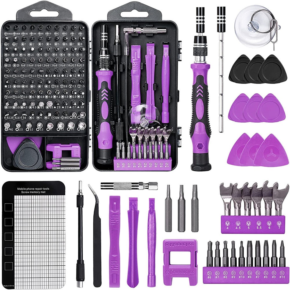 138 In 1 Precision Screwdriver Sets Diy Repair Kit, with Mini Wrench ...