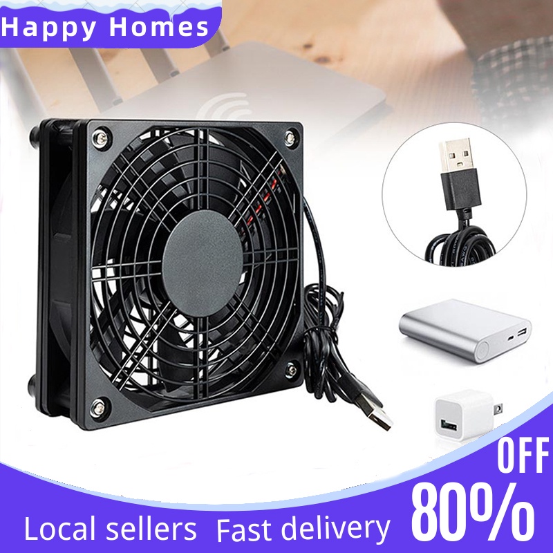 【24H delivery】Gigaware USB Fan Router Cooling Fan Cooling Bracket 12CM ...