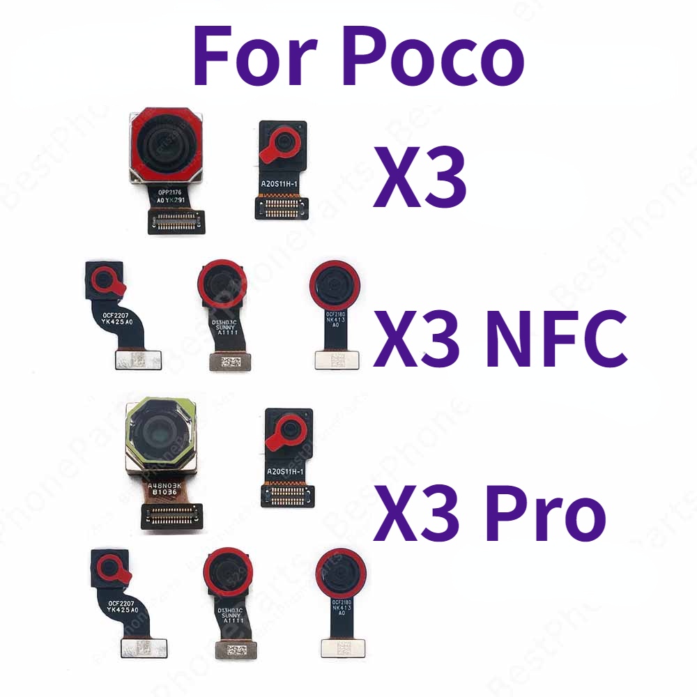 Rear Front Camera For Xiaomi Mi Poco X3 NFC Pro Backside Facing Frontal ...