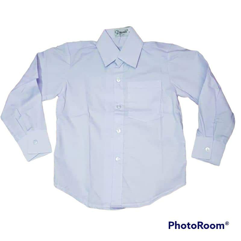 long sleeve white tetoron for kids to adult good for school,,church ...
