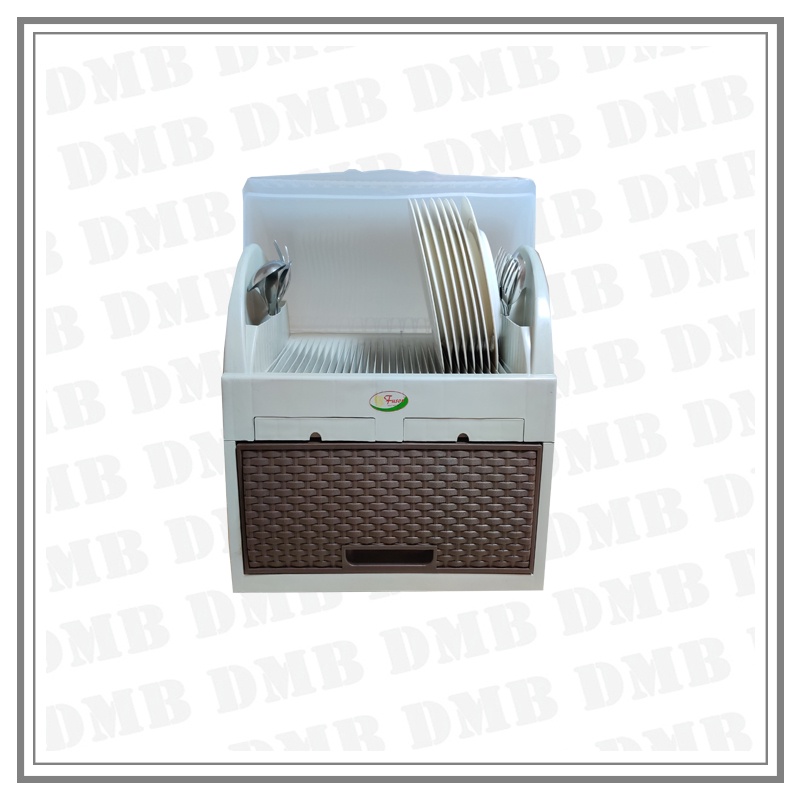 Fuson Amazing Rattan Dish Drainer with 1 Drawer (HS651-1D) | Shopee ...