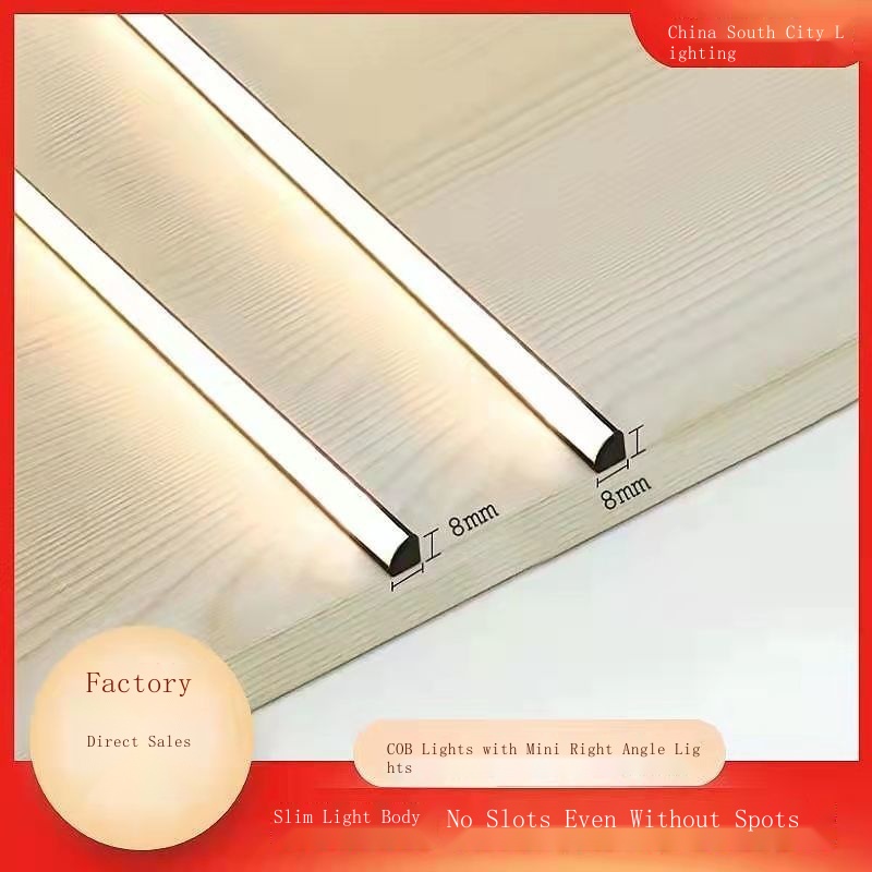 Induction lamp New mini slot-free right-angle led cabinet light ...