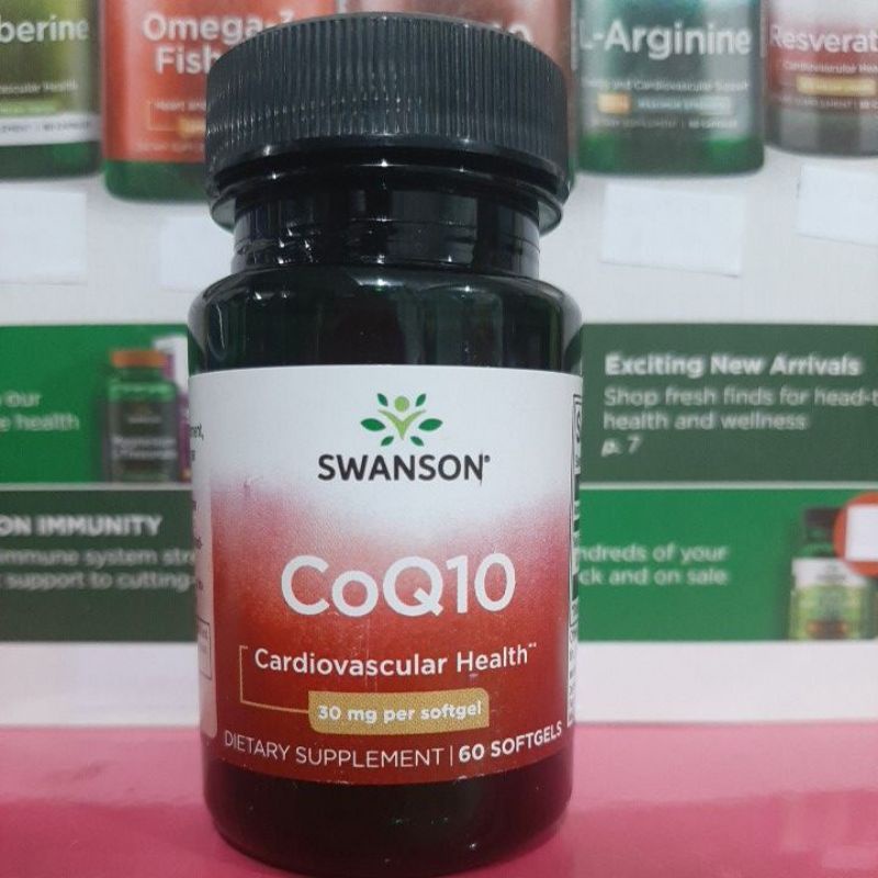 CoQ10 30mg 60 Softgels Natural Coenzyme Q10 EXPIRY Jan. 2024 Swanson | Shopee Philippines
