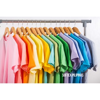 SOFTEX LIGHT COLOR ROUNDNECK TSHIRT COTTON UNISEX | Shopee Philippines