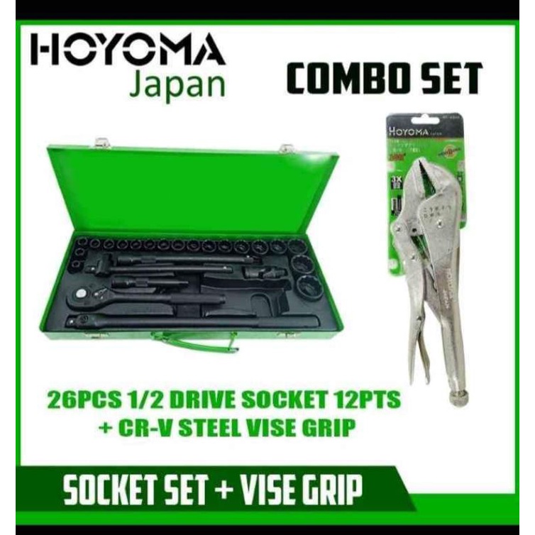 26pcs socket set original flyman USA 1/2dr | Shopee Philippines
