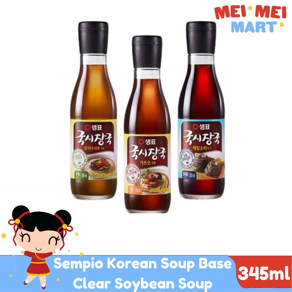 Sempio Korean Soup Base Clear Soybean Soup Katsuo Sauce Anchovy Sauce ...