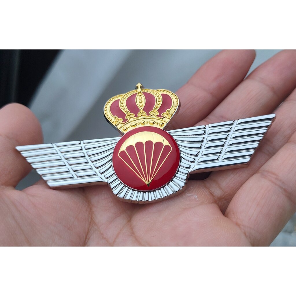 SPAIN SPECIAL FORCES COES PARATROOPER LARGE JUMP WINGS SPANISH BADGE ...