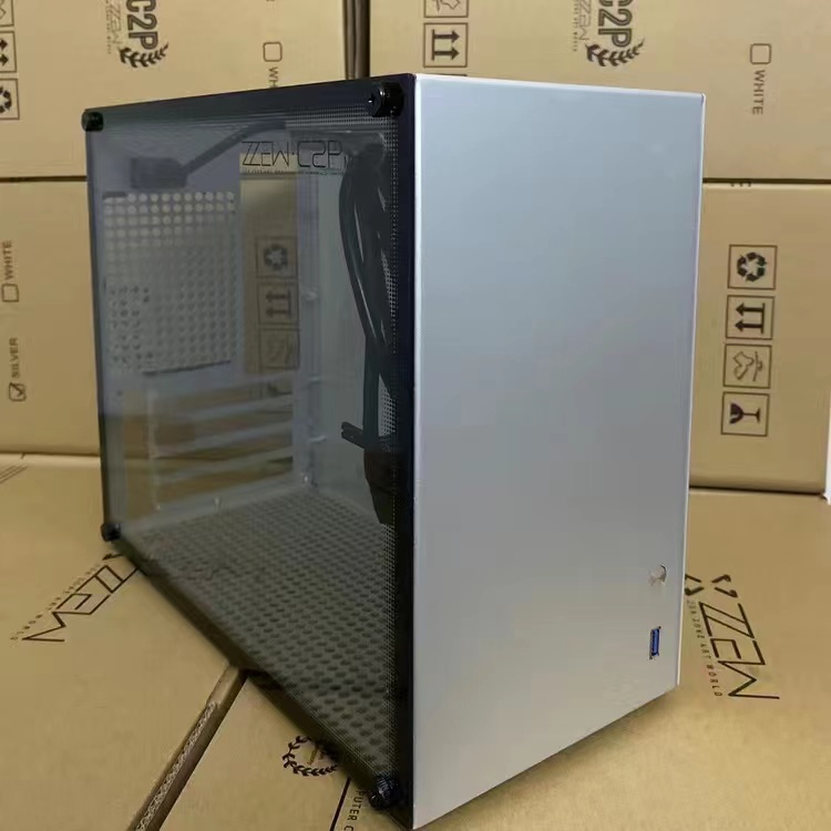 ZZAW C2 Plus Computer Case Support Full Size MATX Motherboard+ATX Power ...