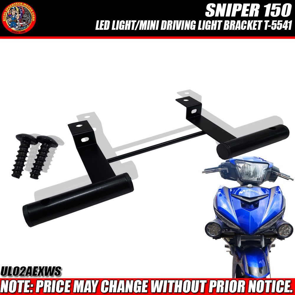 SNIPER 150 LAZX MINI DRIVING LIGHT BRACKET T-5541 (UL02AEXWS) | Shopee ...