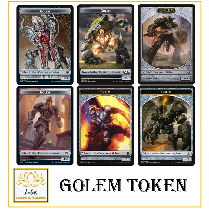 Magic the Gathering | Golem Token | Shopee Philippines