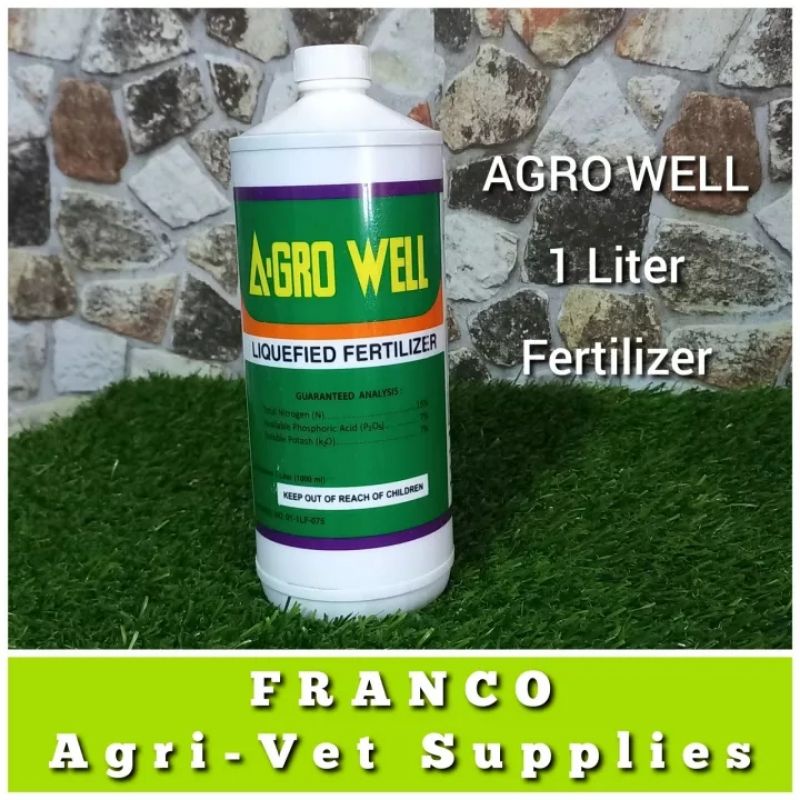 Agro Well / Agrowell Liquified Fertilizer 1 Liter | Shopee Philippines