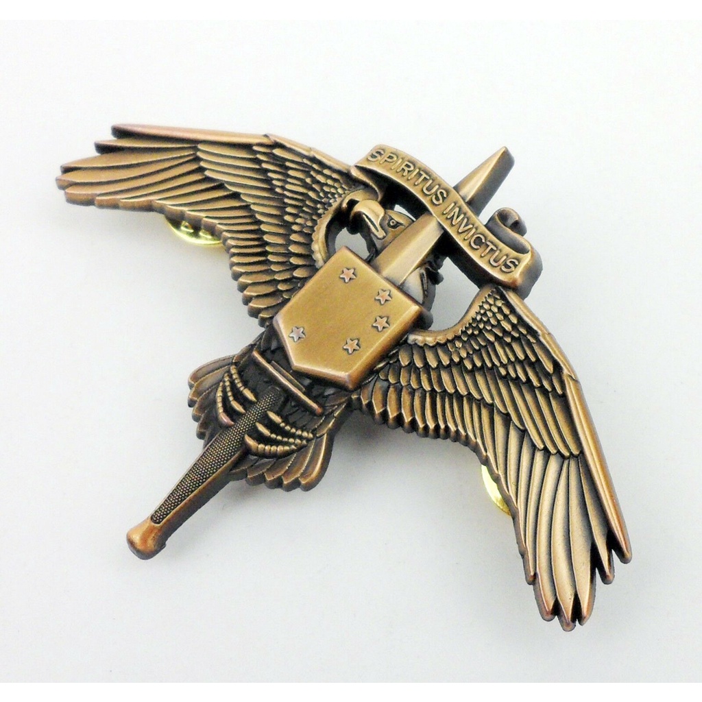 BRONZE US MARINE SPECIAL OPERATOR INSIGNIA MARSOC BADGE WINGS Military ...