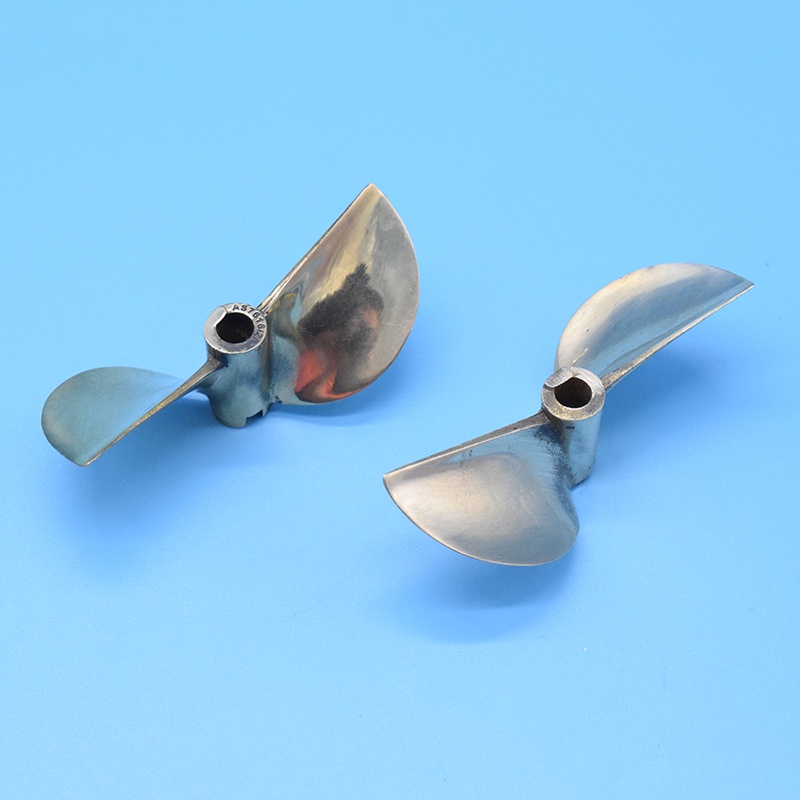 Pitch 1.6 Diameter 76mm Copper Propeller 6.35mm 1/4" 2-blades Prop for ...