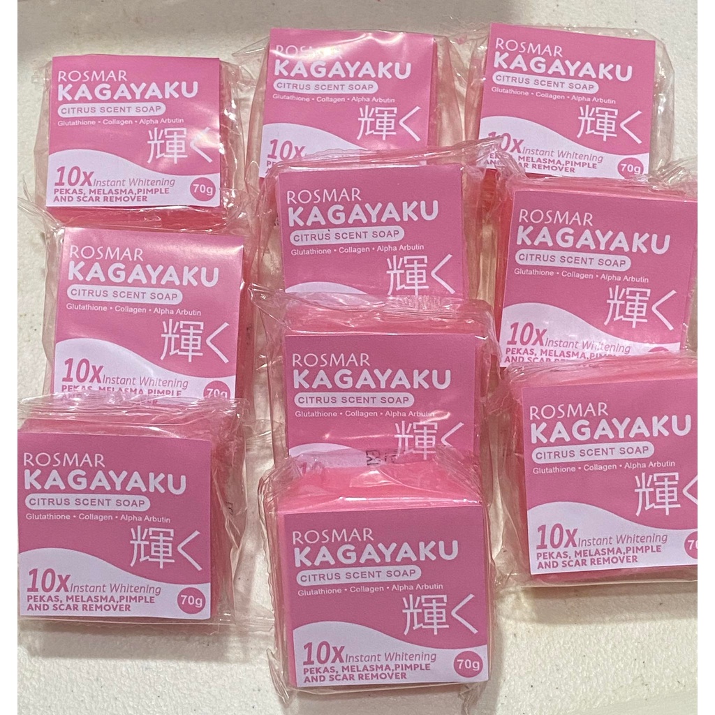 Rosmar Kagayaku CITRUS Scent Soap (70g) Pekas, Melasma, Pimple, and ...