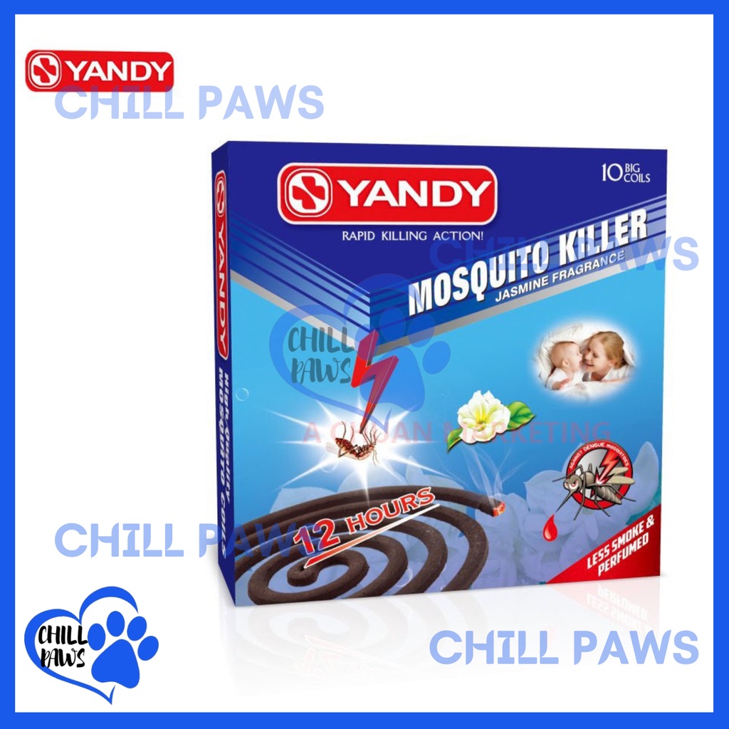 Yandy & Butiki Mosquito Killer Coil CHILL PAWS | Shopee Philippines