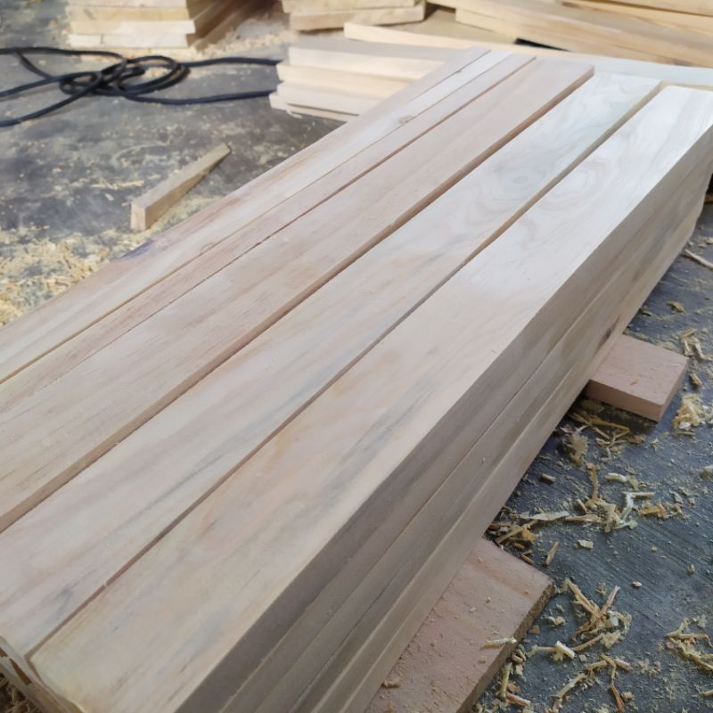 KAYU Pine wood board, uk craft materials, 2x4,5x50cm | Shopee Philippines