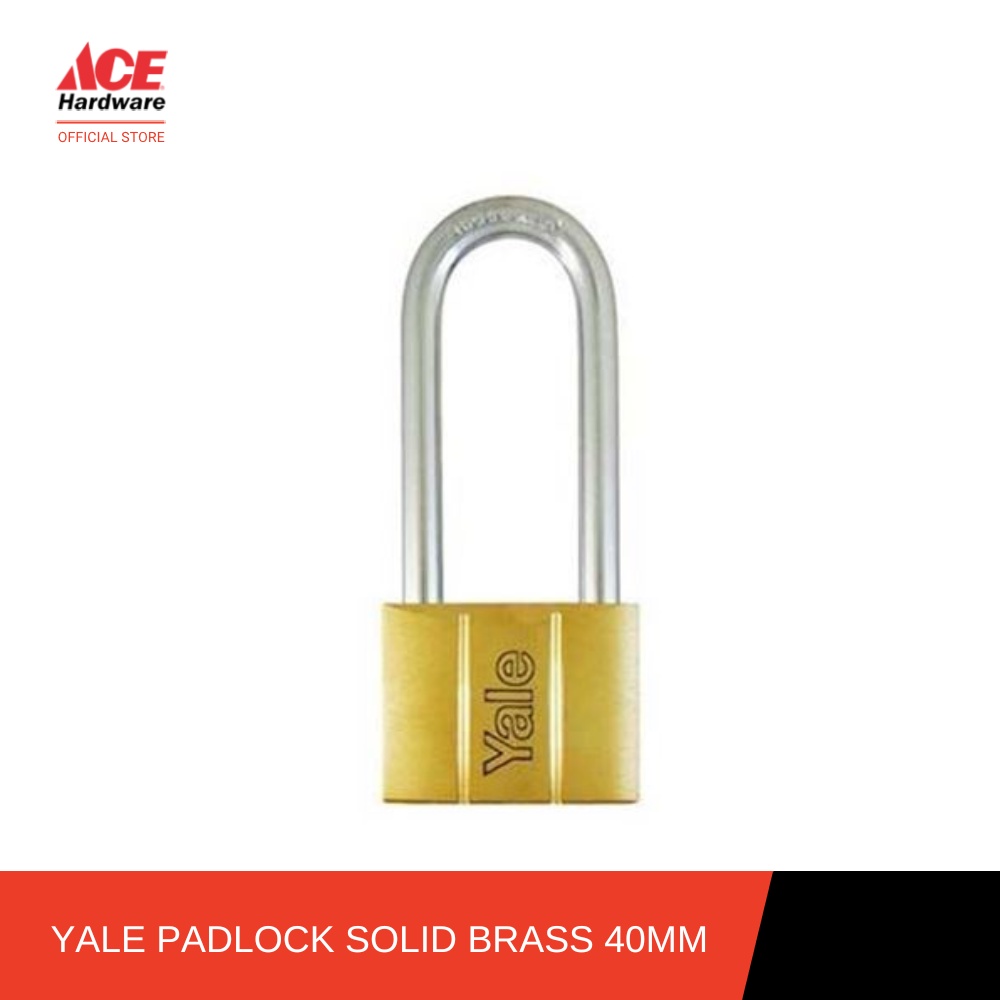 Yale 40mm Solid Brass Padlock with Keys | Shopee Philippines