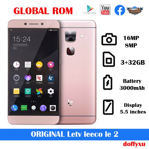 Letv leeco le 2 x526 Original 3/32GB Global ROM | Shopee Philippines