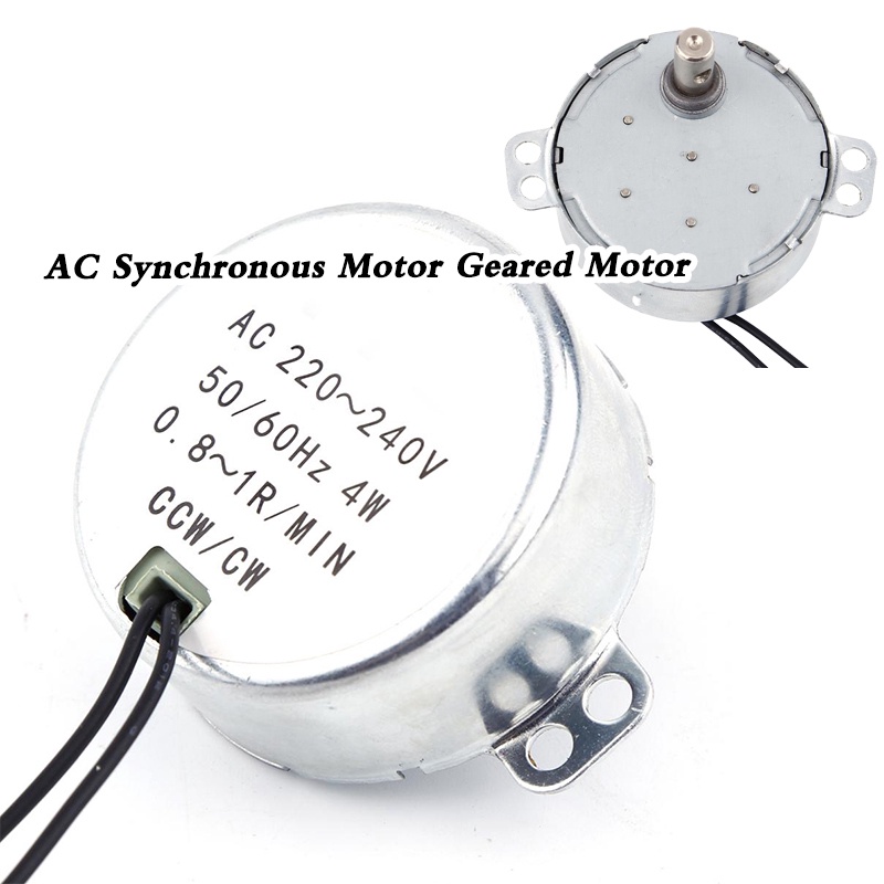 AC Synchronous Motor Geared Motor AC Synchronous Motor for Electric Fan ...
