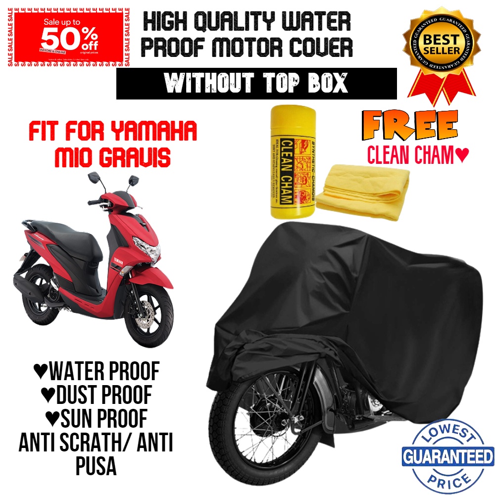 TP Motor Cover For YAMAHA MIO GRAVIS | Water Proof Cover With Free ...