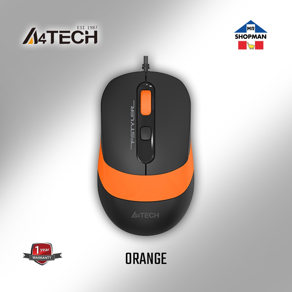 A4tech FSTYLER FM10 1600 DPI Optical Wired Mouse | Shopee Philippines