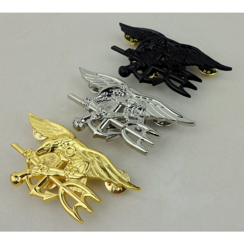 THREE U.S. Navy SEALs Badge insignia - US NAVY SEAL TRIDENT BADGE ...