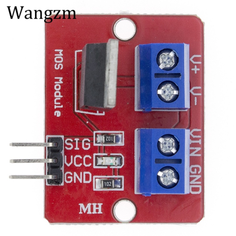 0-24V Top Mosfet Button IRF520 MOS Driver Module For Arduino MCU ARM ...