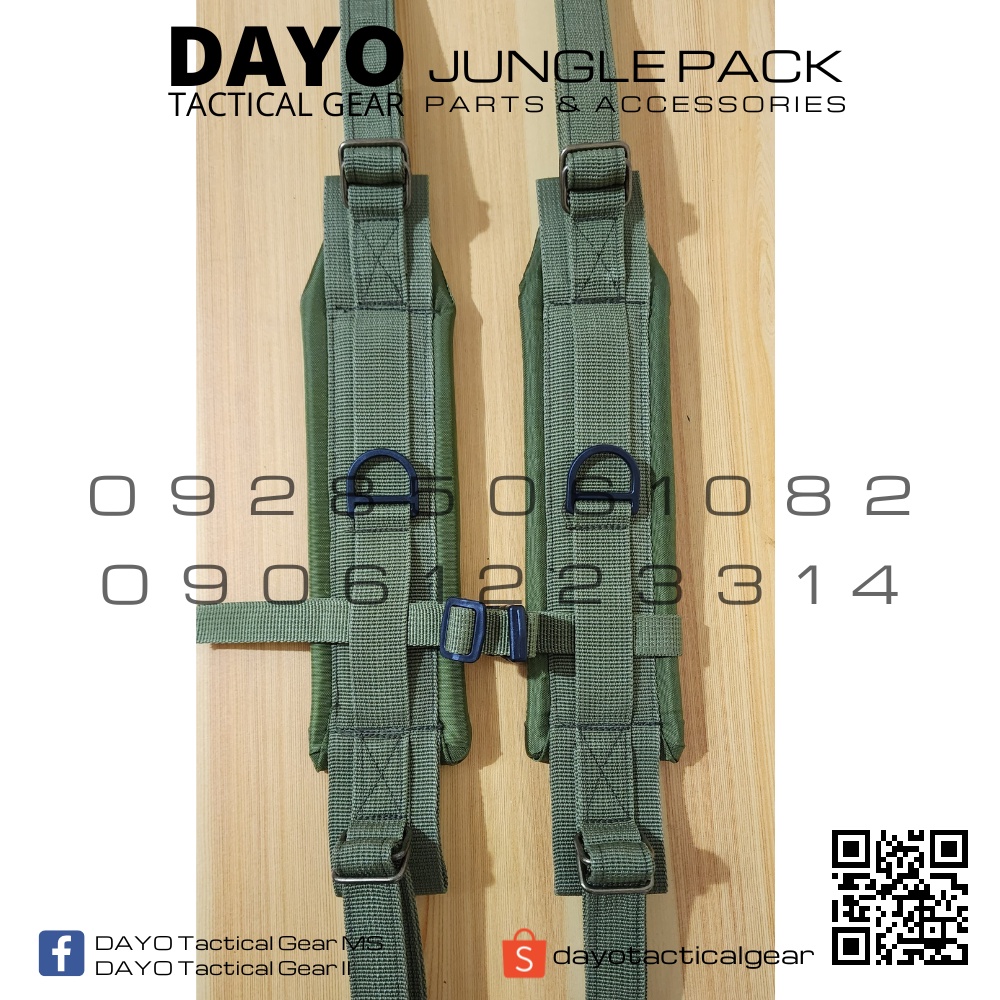 (DAYO) 1pair Regular Suspender Strap Replacement for Jungle Pack, Alice ...