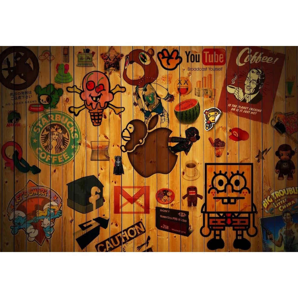 2Pcs Universal Laptop Sticker Freestyle Notebook Protector Cover ...