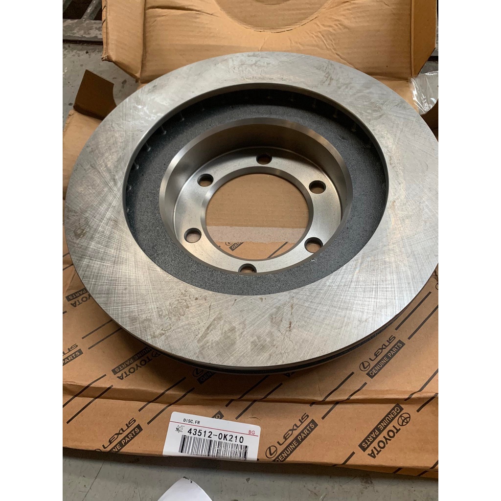 43512-0K210 ROTOR DISC TOYOTA FORTUNER 2015-PRESENT | Shopee Philippines