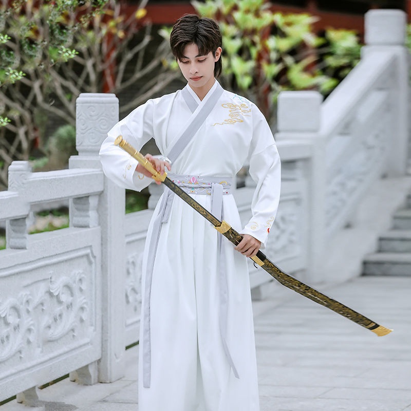 Hanfu Men Style Original Couple Martial Arts Full Set Traditional ...
