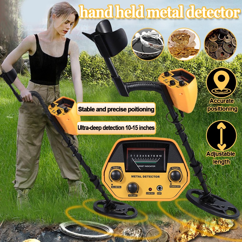 Underground Metal Detector High Precision Handheld Treasure Hunter Gold ...