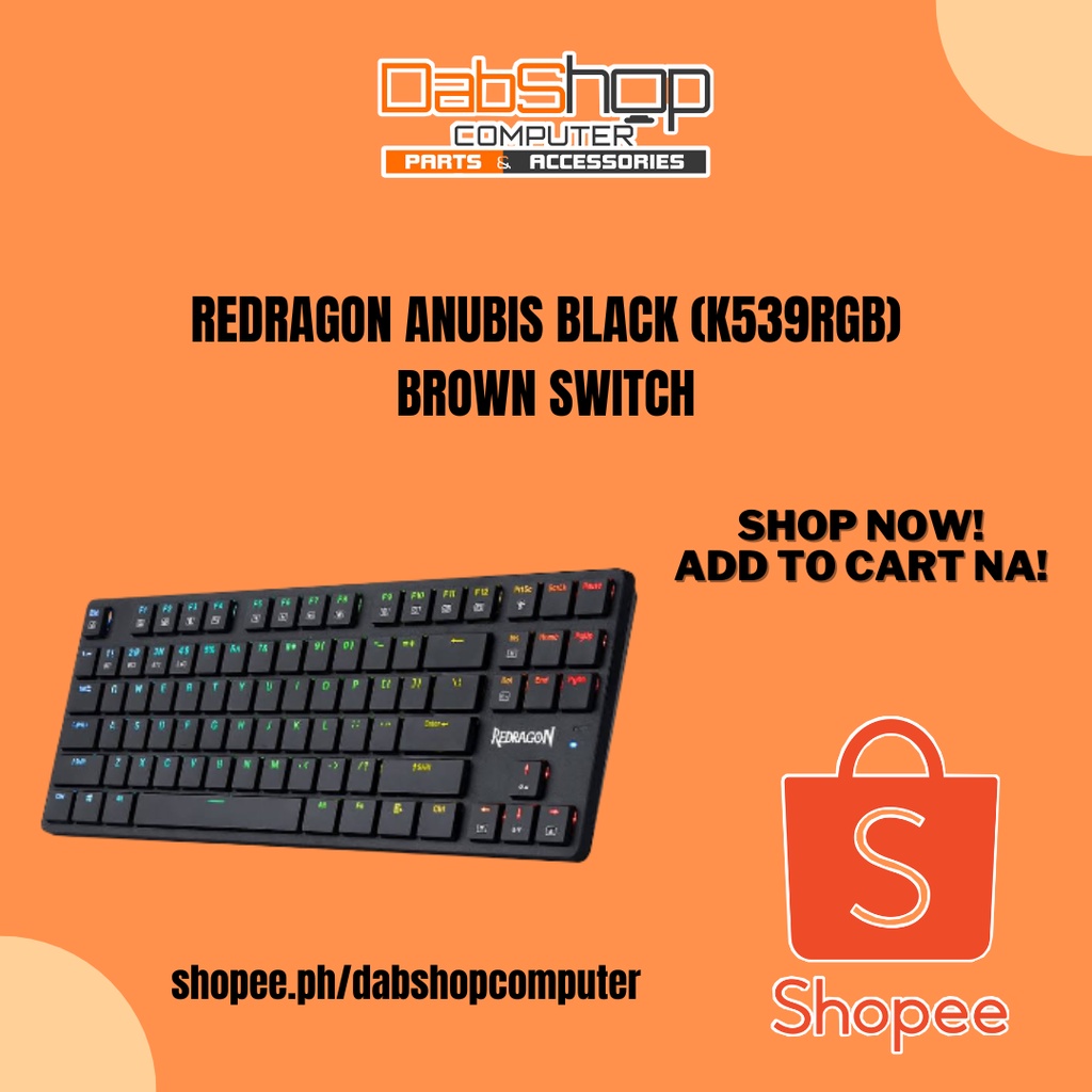 Redragon K539 Anubis 80% Wireless RGB Mechanical Keyboard | Shopee ...