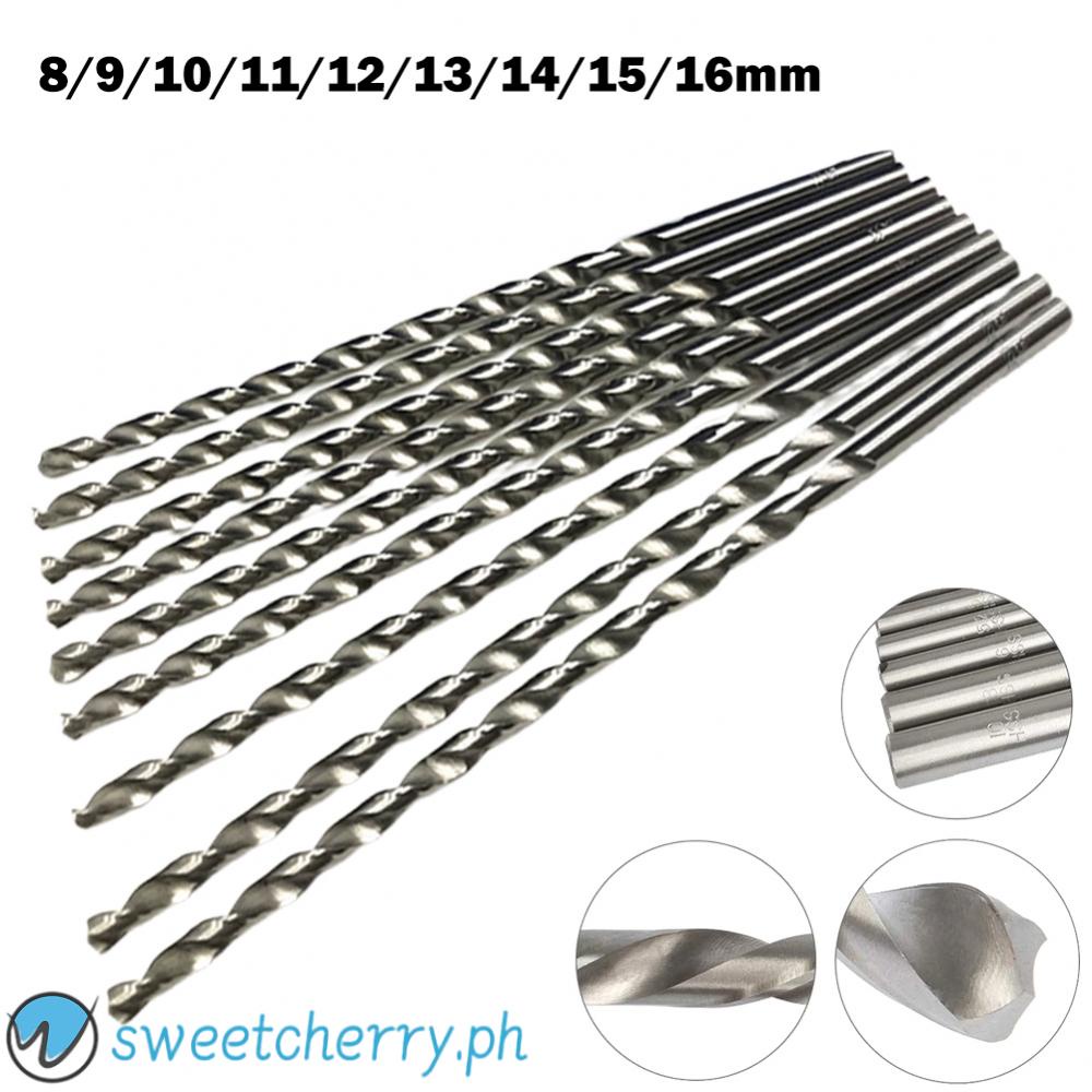 300mm Extra Long High Speed Steel HSS Drill Bit Set For Metal Drilling ...