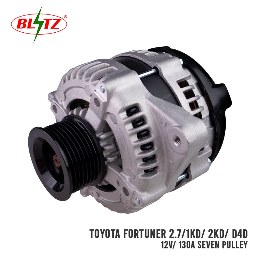 BLITZ ALTERNATOR ASSEMBLY /TOYOTA FORTUNER 2.7/1KD/2KD/D4D / 12V/130A ...