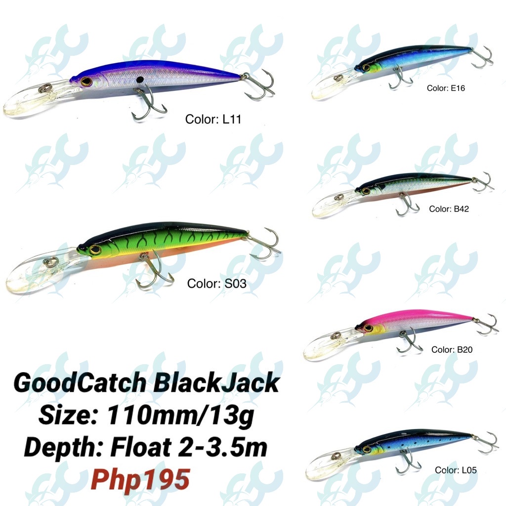GOODCATCH GC BLACK JACK Bait Lure 110mm 13g Float | Shopee Philippines