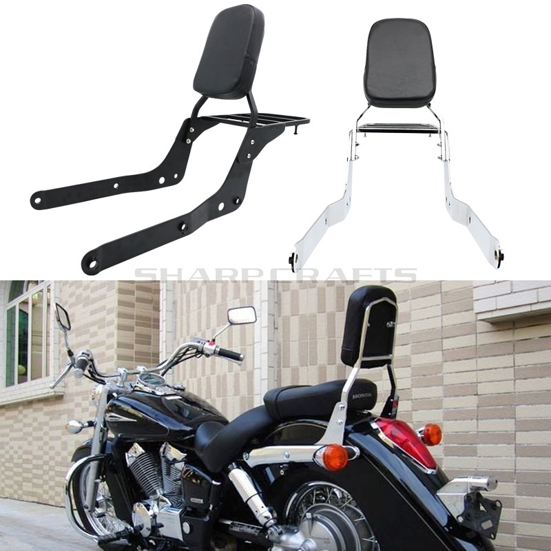 Motorcycle Passenger Luggage Rack Holder Saddle bag Cargo Bracket ...