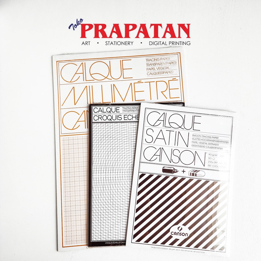 Canson Calque Tracing Paper Croquis Millimetre Satin | Picture book ...